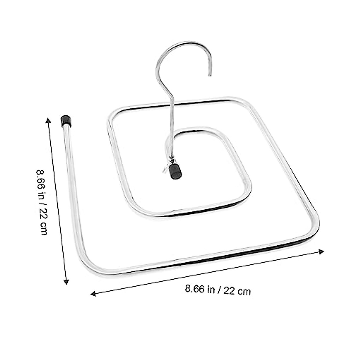 CRILSTYLEO 2pcs Swivel Hanger Heavy Duty Clothes Hanger Heavy Duty Hangers for Clothes Towel Hangers Duvet Drying Rack Space- Saving Dying Hanger Clothes Drying Rack Hanging Rack Metal Quilt