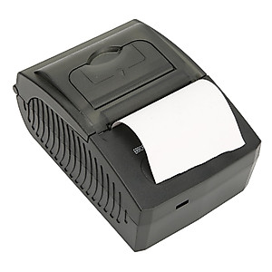 Portable Printer Receipt, 58mm Paper Width 2000mAh Rechargeable Thermal Label Printer,with Thermal Printer Paper,for Office and Small Business
