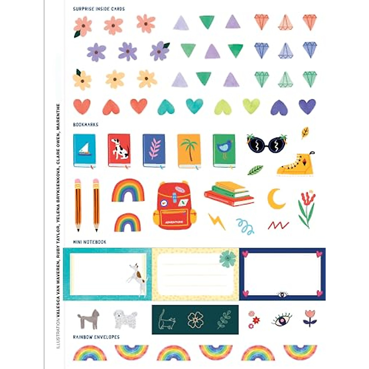 The Kids' Book of Sticker Love: Paper Projects to Make & Decorate (Flow)