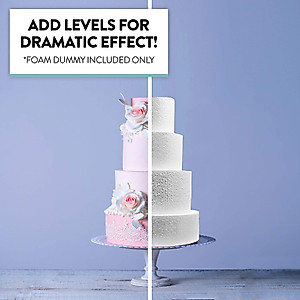 Global Sugar Art Cake Dummy Round, 6 x 6 Inches