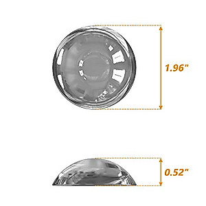 Neptten Door Stopper Wall Protector. 6 Pack. Refrigerator Door, Knobs Protective Guard. Reusable Clear Silicone Door Knob Protector. Door Knob Wall Shield. Self Adhesive Door Bumper. Rubber Door Stop