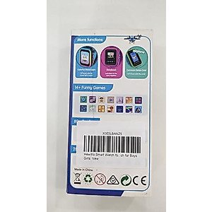 Hewitto Smart Watch for Kids, Kids Smart Watches Girls with Touch Screen and HD Camera, 12 Game Video Music Player Audiobook Alarm Clock Pedometer, Kids Watch for Boys Girls