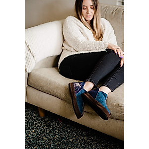 Acorn Women's Forest Bootie, Chocolate Owl, 9.5-10.5