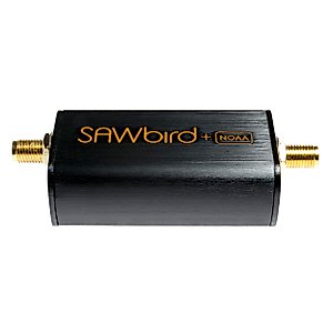 NooElec SAWbird+ NOAA - Premium Saw Filter & Cascaded Ultra-Low Noise LNA Module for NOAA Applications. 137MHz Center Frequency