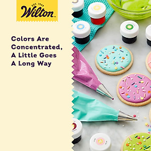 Wilton Icing Colors 12-Piece Gel Food Coloring Set