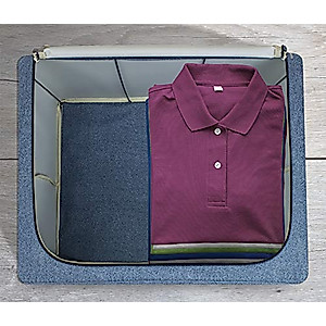 Sorbus Storage Bins with Metal Frame - Stackable & Foldable Clothes Organizer Bags - Oxford Fabric Storage Containers with Large Clear Window & Carry Handles, Organization for Bedroom, Closet, Bedding, Linens, sheet, Pillow, Blanket, Clothes, Books, and t