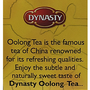 Dynasty 100% Natural Tea 16 Individual Tea Bags Per Pack (Oolong, 1 Pack)