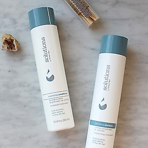 GREAT CLIPS Solutions Volumizing Conditioner, 10oz | Adds Volume, Thickness, & Shine | For Fine, Thin, & Oily Hair