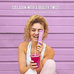 Vital Proteins Beauty Collagen Peptides Powder Supplement for Women, 120mg of Hyaluronic Acid - Enhance Skin Elasticity & Hydration, 12g of Collagen Per Serving, Lavender Lemon - Stick Packs 14ct