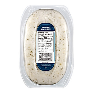 Veetee Basmati and Wild Rice - 2 Minute Rice Microwavable Meals - Instant Rice Meals Ready to Eat Gluten Free Precooked Rice - 10.6oz, Pack Of 6