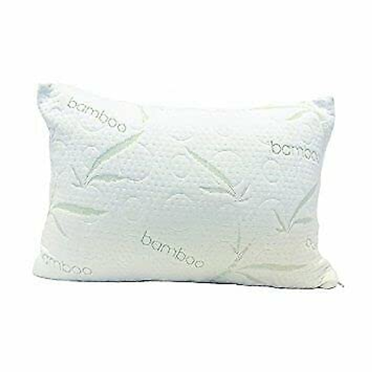 Memory Foam Travel Pillow - Camping Pillow - Cooling Rayon Made from Bamboo and Polyester Cover - Machine Washable - Great for Airplanes and Cars