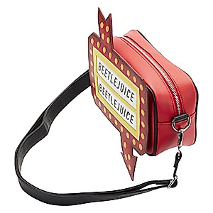 Beetlejuice Glow Graveyard Sign Crossbody Bag