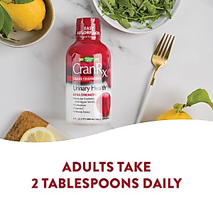 Nature's Way CranRx Extra Strength Cranberry 1,000 mg, D-Mannose + Vit C + Hibiscus, 16 fl. oz.