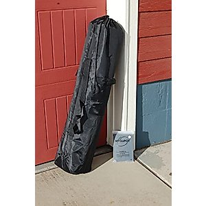 MYSUPOT 43"x9"x9" Replacement Bag for Folding Camping Chair, Camp Chairs, Foldable, Portable, Hammock, Yoga Mat, Beach Chair, Umbrella, Tent Bag 420D Oxford Polyester Fabric w/Side Pockets (Black, L)