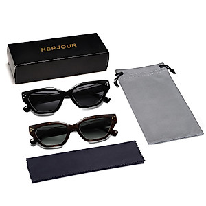 Allarallvr Rectangle Cat Eye Thin Sunglasses for Women 90s Retro Trendy Y2K Aesthetic Vintage Square Small Shades AR82152