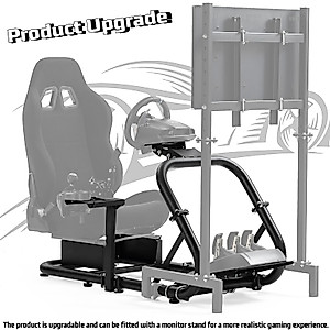 Dardoo G920 Racing Simulator Cockpit Sim Racing Cockpit Fits for Logitech G920 G29 G923,Thrustmaster T818 T248X T248 T300 T150 TX, Fanatec,Racing Simulator without Wheel Pedal Shifter Seat