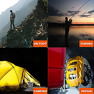 NICRON Flashlights,Rechargeable Magnetic Flashlight Super Bright 1000 lumens 6 Modes led Flashlight for Camping,Garage Work, 90°Twist EDC Pocket Tactical Flashlight IP65 Waterproof N9