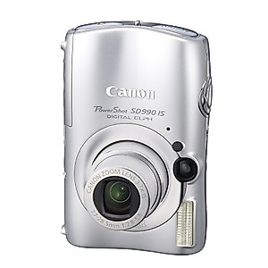 Canon Powershot SD990IS 14.7MP Digital Camera with 3.7x Optical Image Stabilized Zoom (Silver)