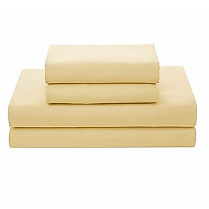 Sweet Home Collection 7 Piece Comforter Set Bag Solid Color All Season Soft Down Alternative Blanket & Luxurious Microfiber Bed Sheets, Sorento, King