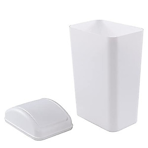 Tstorage 3.5 Gallon Trash Can with Swing Lid, Slim Swing Lid Trash Bins