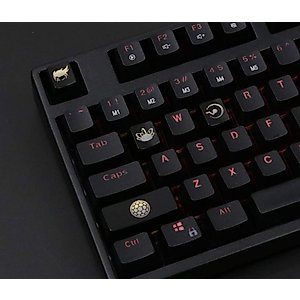 Mugen Custom Zarya Overwatch Gaming Keycaps Set for Cherry MX Switches - Fits Most Mechanical Gaming Keyboards - with Keycap Puller
