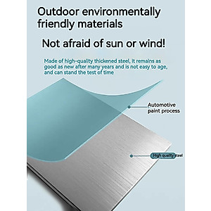 Outdoor Sheds, 8 Feet X 6 Feet, Galvanized Metal Storage Shed for Outdoor Garden Sheds, Backyard Tool Storage Shed, Lawn, Terrace Black