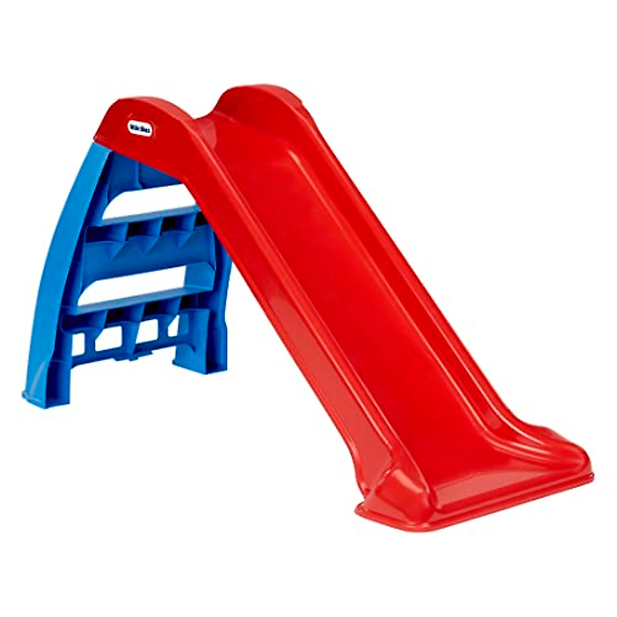 Little Tikes First Slip And Slide, Easy Set Up Playset for Indoor Outdoor Backyard, Easy to Store, Safe Toy for Toddler,Kids (Red/Blue), 39.00''L x 18.00''W x 23.00''H