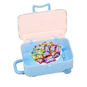 FUQIANYUAN 6 Pcs Mini Travel Suitcase Storage Box Travel Gear Doll Carrier Storage Doll Playsets