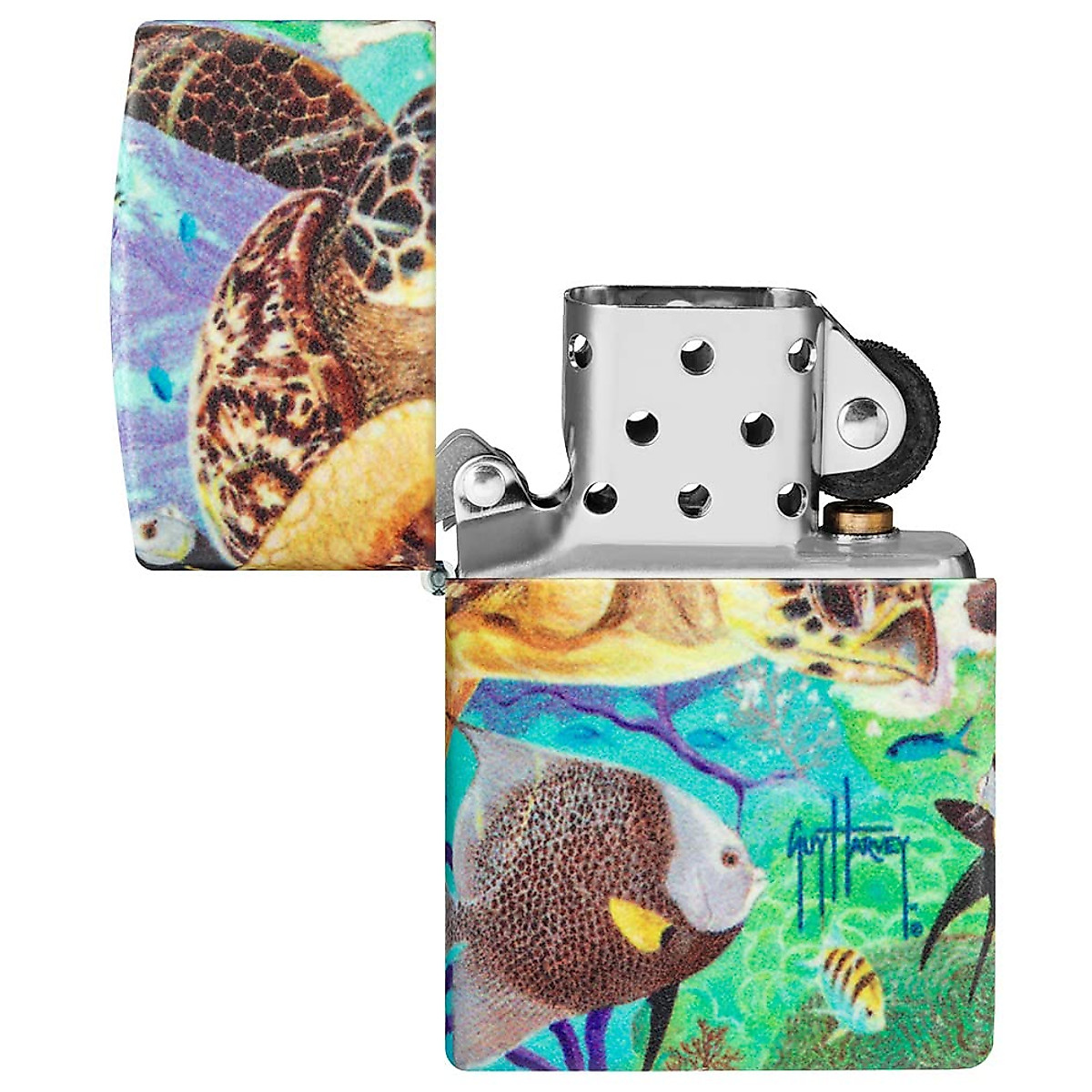 Zippo Guy Harvey 540 Design Glow in The Dark Pocket Lighter