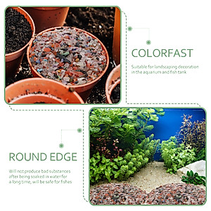 DOITOOL Crystal Gravel Aquarium Stone Gravel for Fish Tank Fish Tank Gravel Aquarium Gravel Aquarium Rocks Fish Tank Accessories Fish Tank Stones Fish Tank Rocks Glow in The Dark Rocks