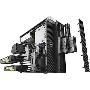 Dell Precision 5000 5820 Workstation - 1 x Intel Xeon Quad-core (4 Core) W-2225 4.10 GHz - 32 GB DDR4 SDRAM RAM - 1 TB HDD - 512 GB SSD - Tower