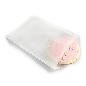 - 100 - Flat Glassine Wax Paper Bags - 5 1/2" x 7 3/4" or 5.5" x 7.75" - Includes JenStampz Top 10 - Large