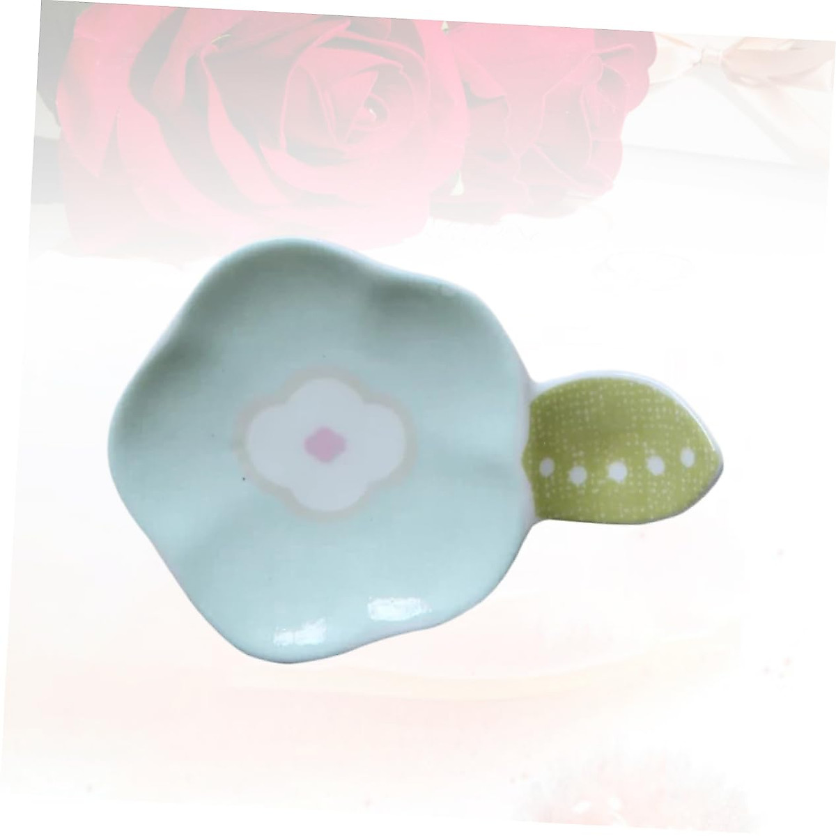 Housoutil 3pcs Spoon Holder Sushi Dish Dip Sauce Bowl Chopsticks Rests Holders Chopstick Stand Dessert Plate Snack Bowl Seasoning Bowl Dip Dish Chopstick Rest Condiment Dish Mini Ceramics