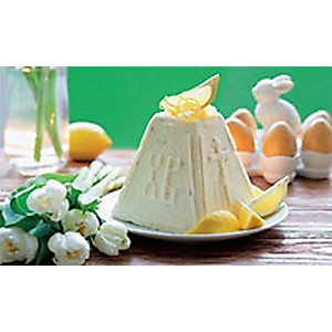 STIRA Plastic mold Orthodox Easter cheesecake Russian Tvorog Paskha Paska Form height 6.3inch From USA, Red