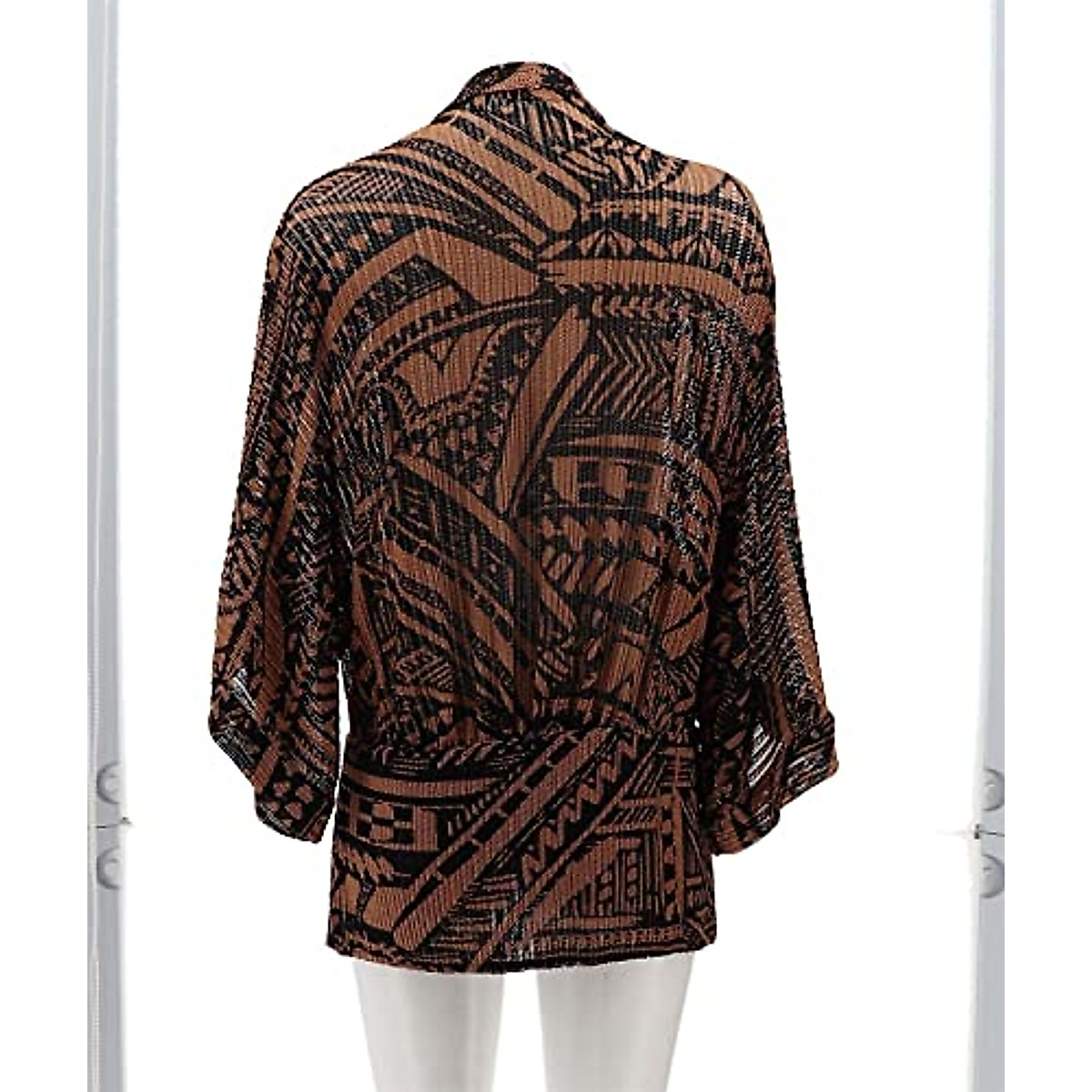 IMAN Global Chic Herringbone Mesh Knit Topper 742-673