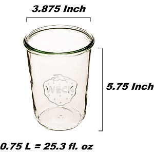 WECK 743 Mold Jar (Weck 743 // Silicone Lids)