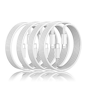 4Pack USB C to Lightning Cable 6ft[Apple MFi Certified],Apple Charging Cord,Fast iPhone Charger Cable Compatible with iPhone 13/13 Pro/13 Pro Max/12/12 Pro/12 Pro Max/SE 3/11 Pro Max/XR/X/8/7,iPad