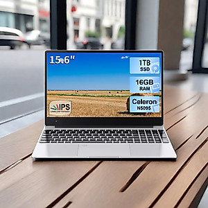 TUHUI Laptop Computer,16GB RAM, 512GB SSD,15.6” Inch Laptops, AMD Ryzen 5 5600U Hexa Core (Beats Intel i7-1255U),6 cores W11P Laptop,4.2GHz Maximum Processor Speed