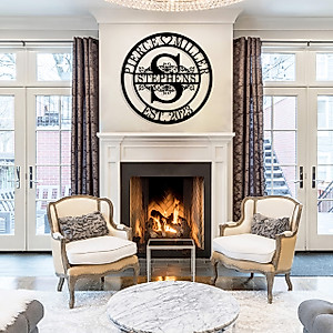 Custom Metal Sign, Metal Name Signs Personalized, Metal Wall Art, Monogram Wall Decor, Last Name Signs for Home, Family Name Sign, Personalized Wedding Gifts, Couples Gifts, Custom Signs Outdoor Metal