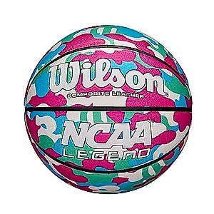 WILSON NCAA Legend Indoor/Outdoor Basketball - Pink Camo, Size 5-27.5"