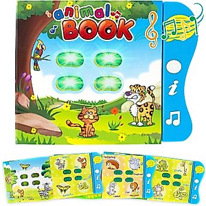 Animal Sounds Book: One Year Old Toys, Books for Toddlers, Books for 2 Year Olds | See and Say Learning | Kids Books 1-3 | Essential Learning Toys for 1+ Year Old