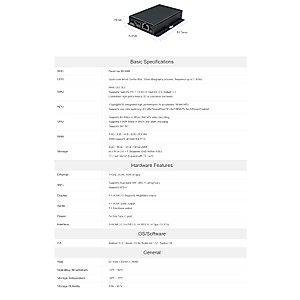 Firefly EC-R3566PC RockChip RK3566 Embedded AI IoT Single Board Computer Onboard 4GB RAM + 32GB eMMC Gigabit Ethernet Ports for Smart NAS and Cloud Server Support Android 11.0 Ubuntu