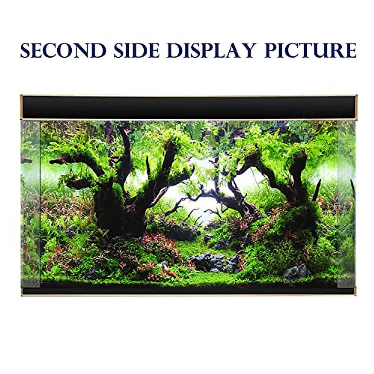 ELEBOX Fish Aquarium Background Starfish Blue Sky Beach Shell Seaweed Fish Tank Poster Background 19" x 48"
