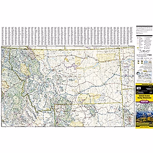 United States, Rocky Mountains Map (National Geographic Adventure Map, 3120)