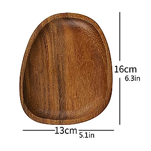 Serving Tray Tray Wooden Tray Serving Tray for Home Breakfast Dessert Coffee or Just Home Decor (Size : Brass)