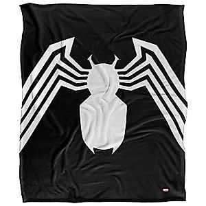Marvel Spider-Man Blanket, 50"x60", Venom Suit, Silky Touch Super Soft Throw Blanket