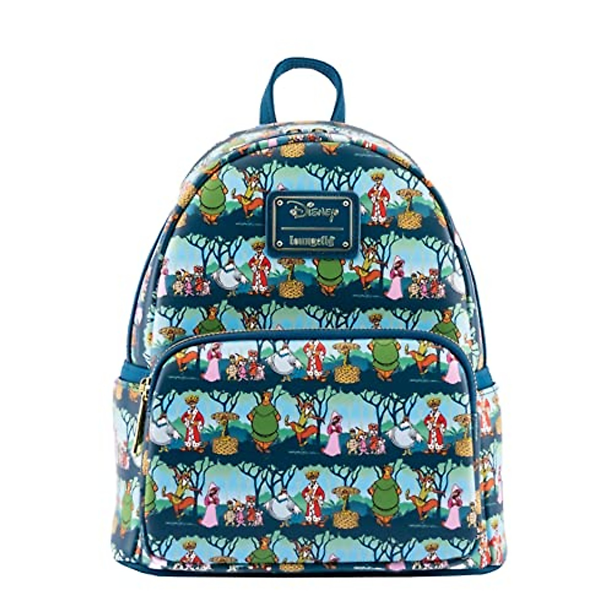 Loungefly Disney Robin Hood Sherwood All Over Print Womens Double Strap Shoulder Bag Purse