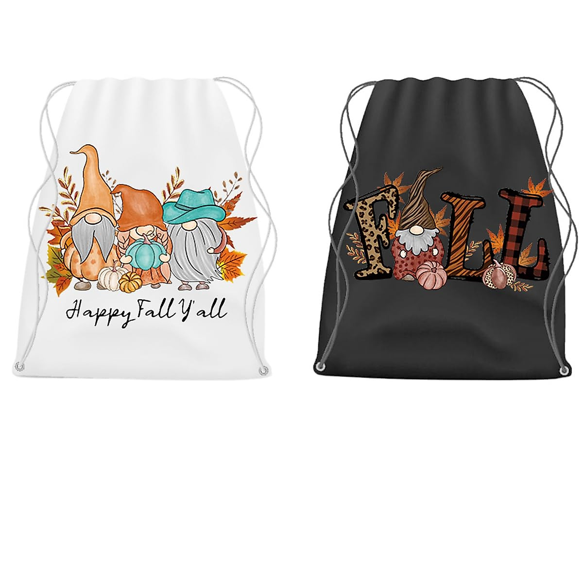 6 Sheets Thanksgiving Heat Transfers Vinyl Fall Iron On Transfers for T-Shirts Autumn Pumpkin Maple Leaf Gnome Design HTV Viny Appliques Sticker for Jean Pillow Cover DIY Decorations