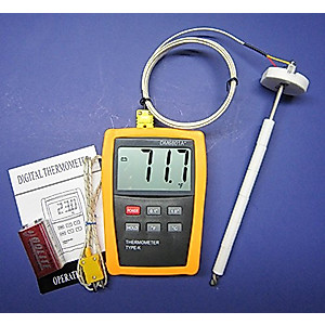 High Temperature k-Type Thermocouple Sensor Ceramic Kiln Furnace with Connector Plate and Hook up Cable 1999F 2372F 1300C CR-07