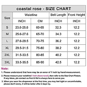 coastal rose Body Shaper for Women Tummy Control Corset Waist Trainer Postpartum Belly Wrap Hourglass Body Shaper Grey XXL